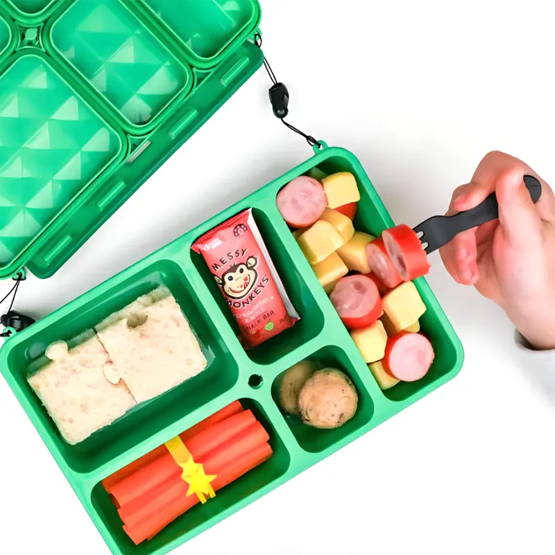 Go Green Food Box | Original LARGE Lunchbox | Healthy Snacks NZ
